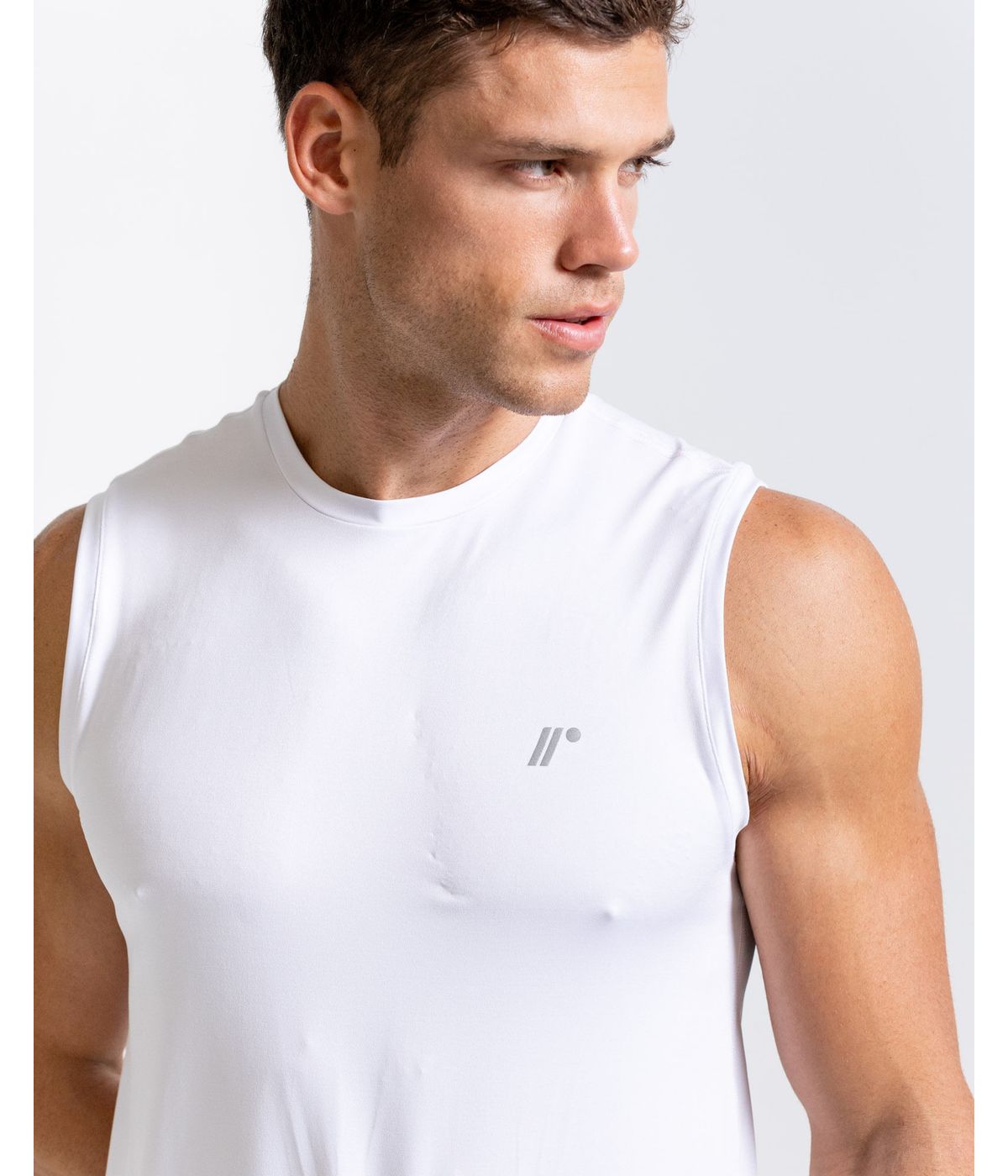 Esqueleto deportivo hombre, color blanco - racketball